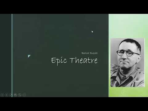 Bertolt brecht epic theatre - YouTube