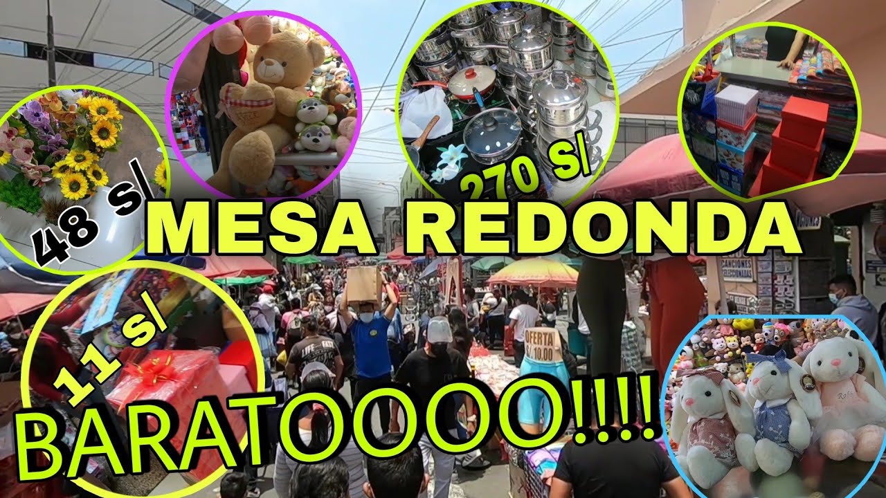 MESA REDONDA centro de lima / precios baratos - YouTube