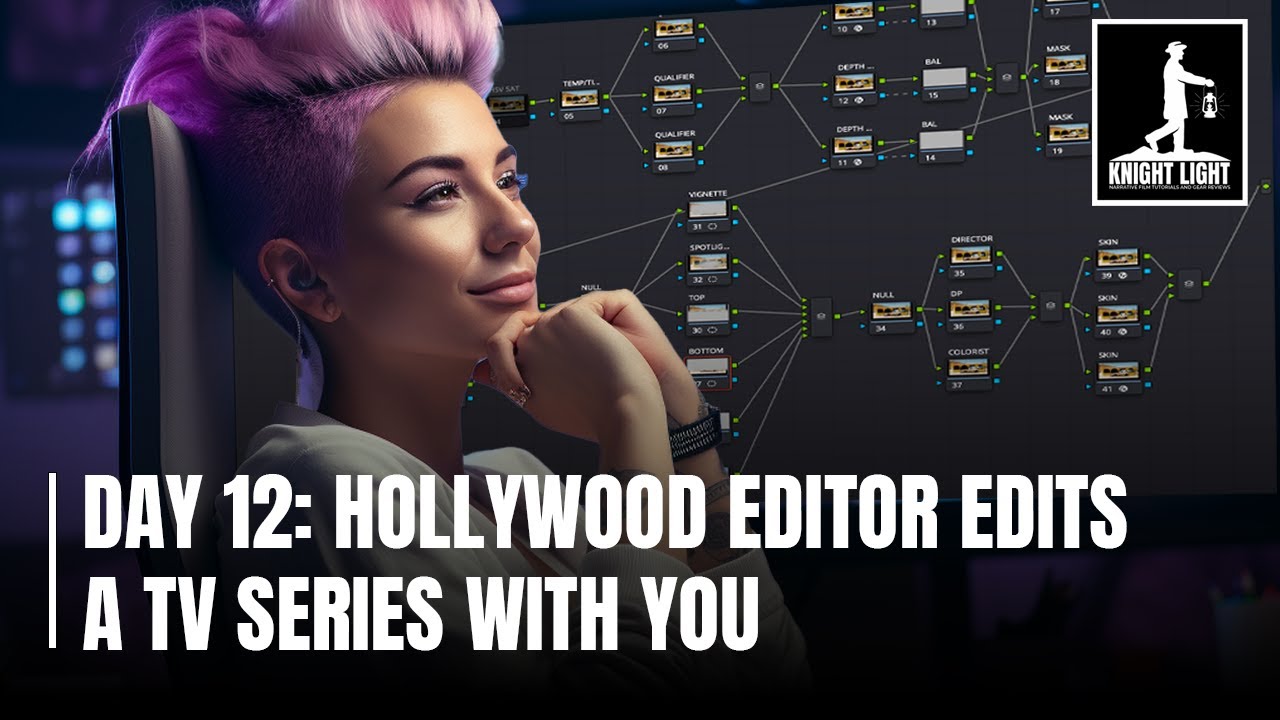 Day 12: Hollywood Editor Edits a TV Series With You - YouTube