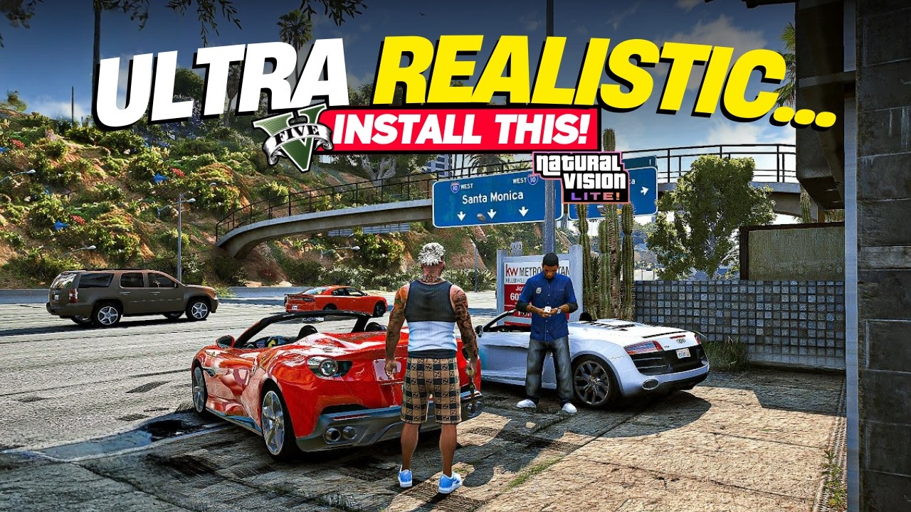 How To Install New Natural Vision LiTE Graphics Mod In GTA 5 😍 (For Low ...