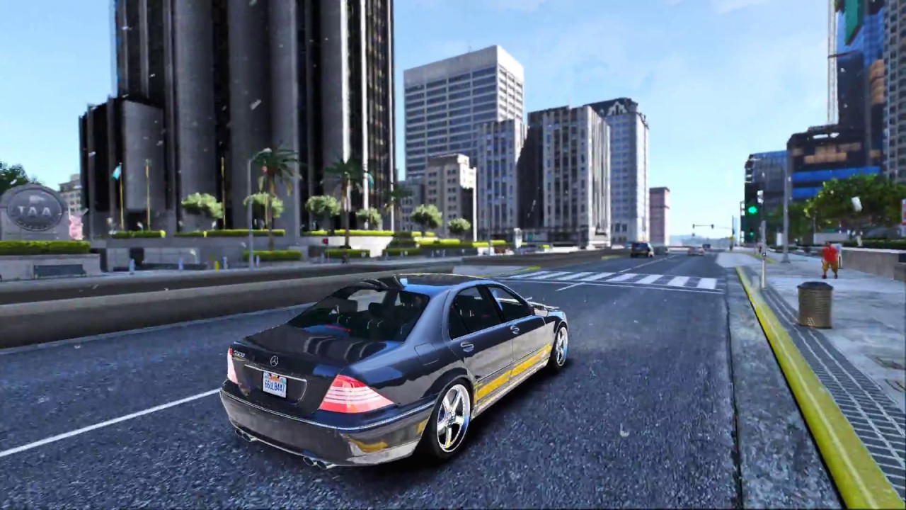 GTA 5 REAL CAR MOD : Mercedes-Benz S600 W220 - YouTube