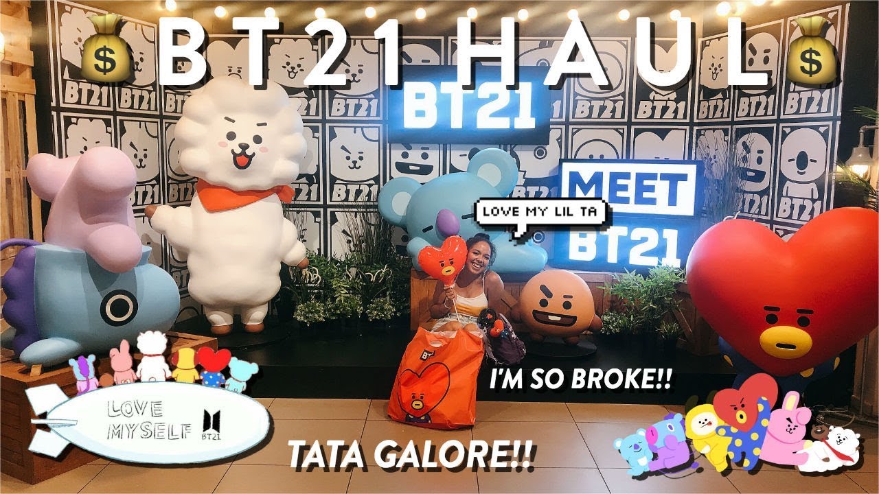 LINE FRIENDS x BTS 방탄소년단 BT21 HAUL!! ☼ - YouTube