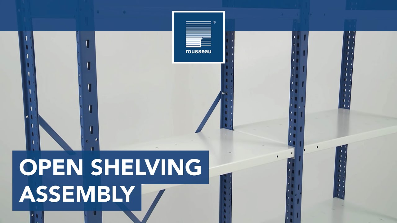 Spider® open shelving assembly - YouTube
