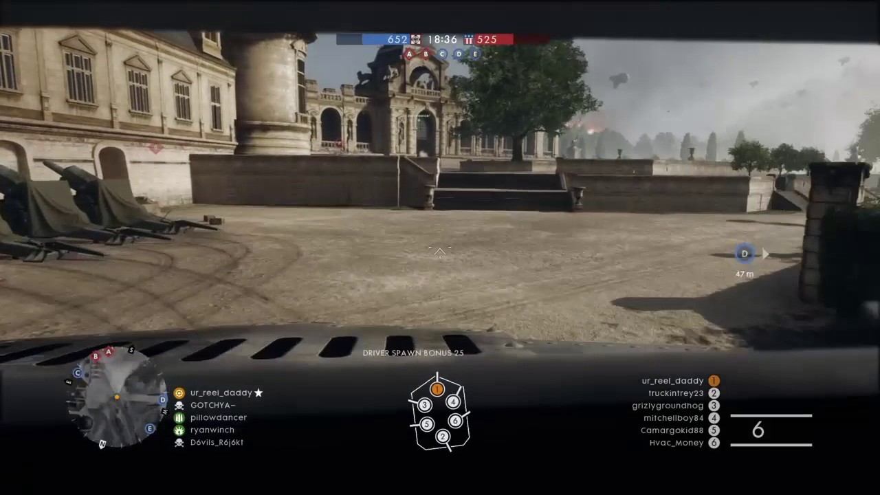 Battlefield 1 A7V Heavy Tank play 17/18 kills - YouTube