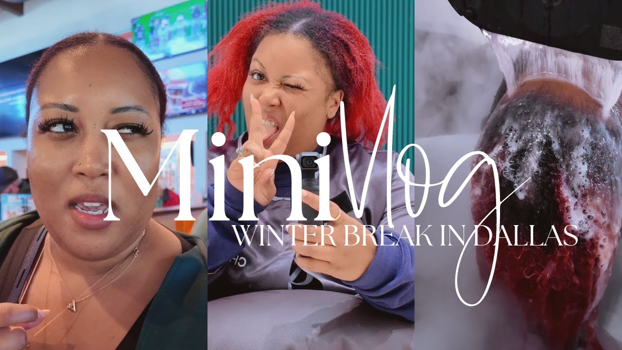 VLOG! WINTER BREAK IN DALLAS + CO2 HEAD SPA + HARRY POTTER EXPERIENCE ...