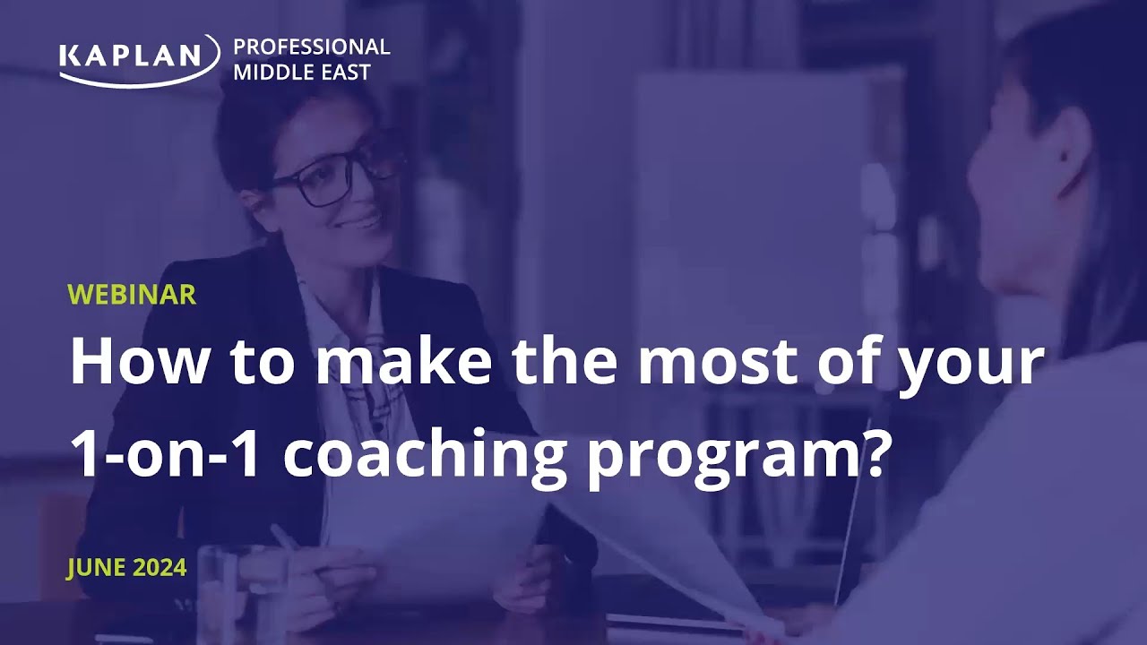 Webinar: How to make the most of your 1-on-1 coaching program - YouTube