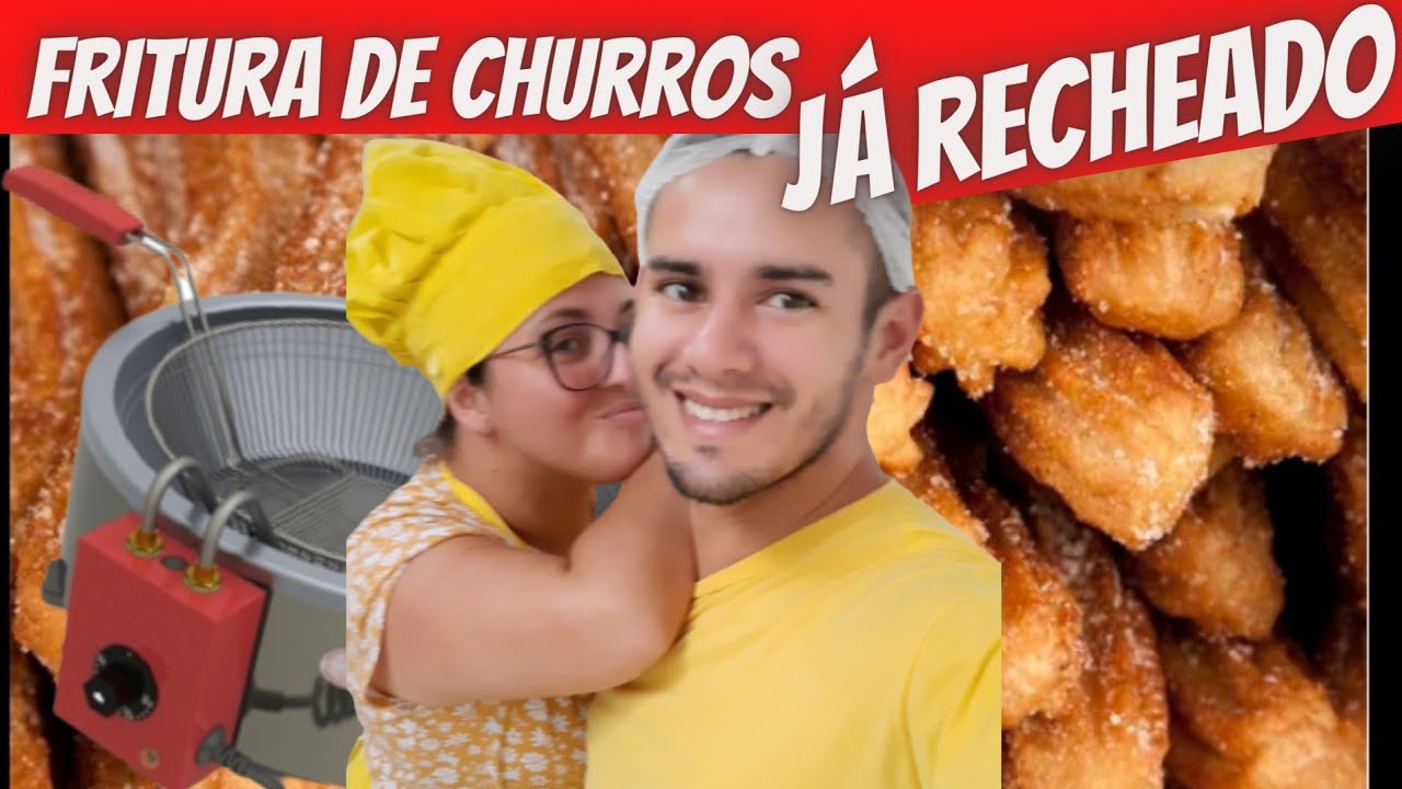 Da pra fritar CHURROS GRANDE já recheado? A gente FAZ assim - YouTube