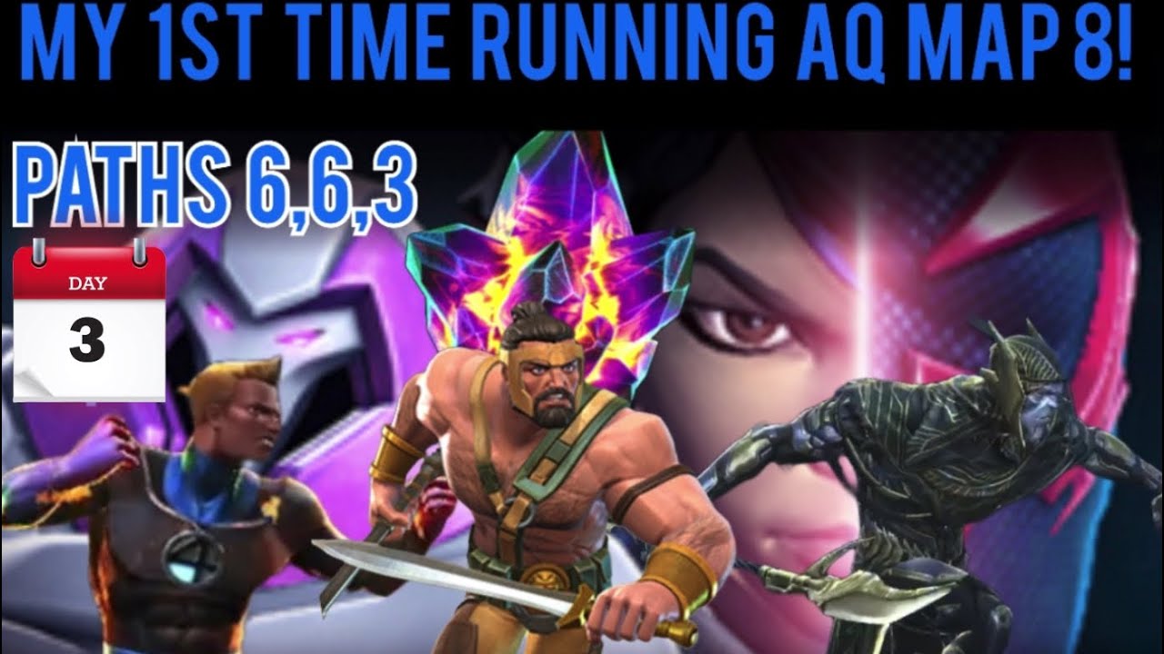 GOT OFF TO A ROUGH START😣| Here’s How Map 8 AQ Day 3 Went👀 #mcoc # ...