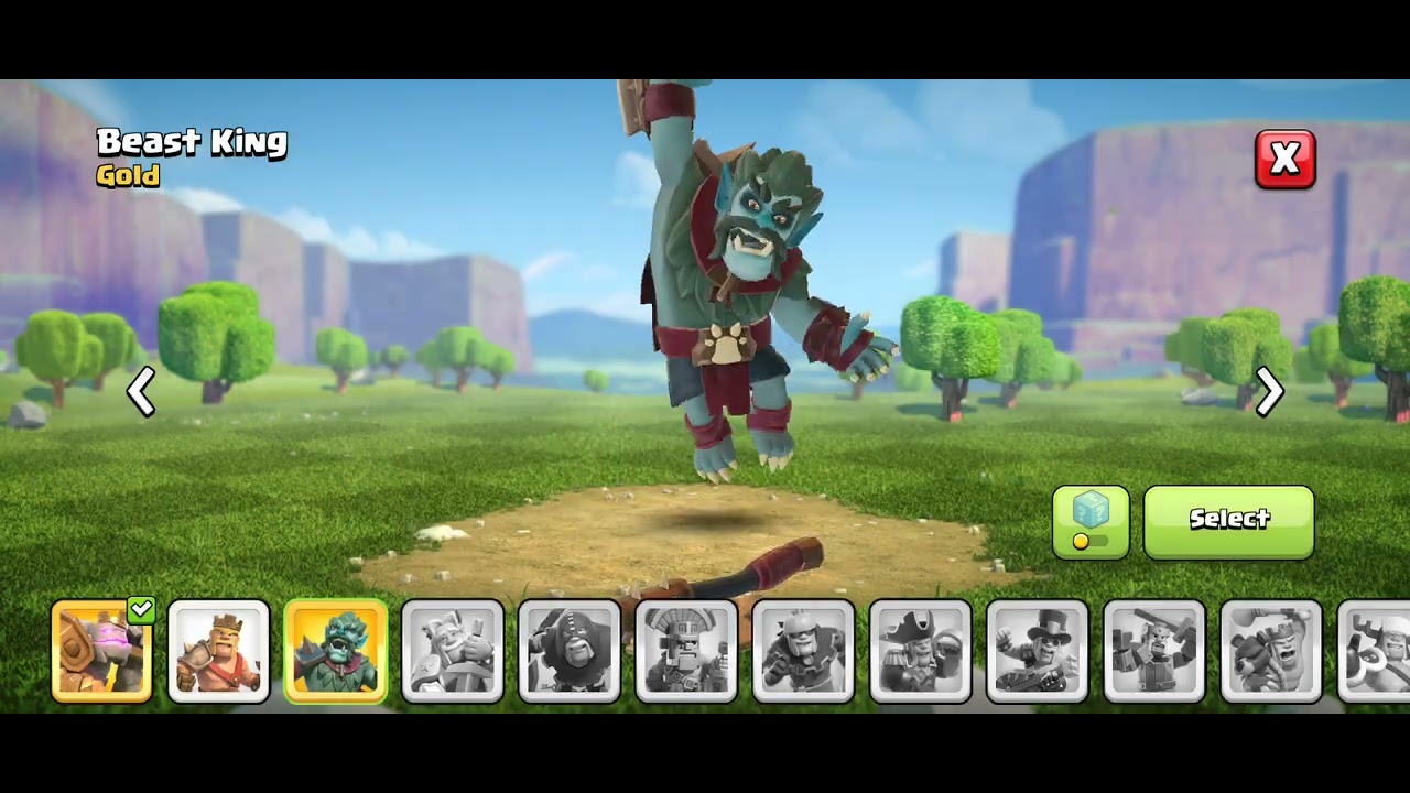 Unlocking the new skin of the Barbarian King in Clash of Clan 2024 ...