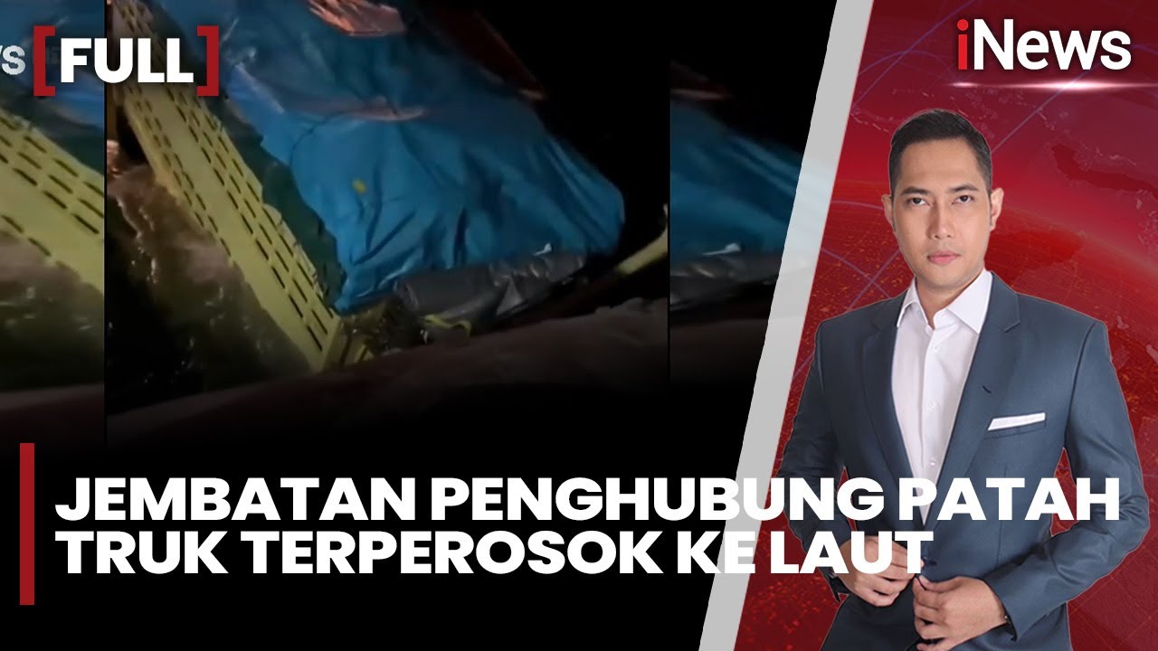 Jembatan Penghubung Patah, Truk Terperosok ke Laut Saat Keluar Kapal ...
