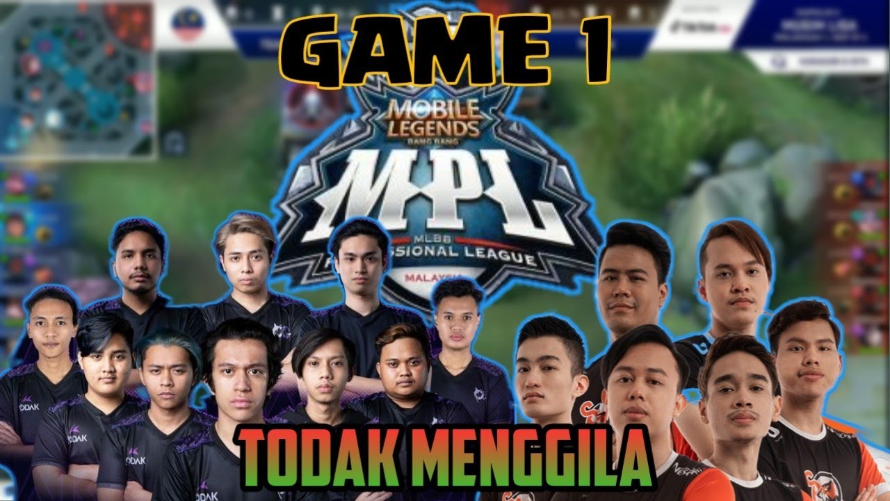 GAME 1 TODAK VS TEAM SMG!!! MPL MALAYSIA MOBILE LEGENDS BANG-BANG - YouTube