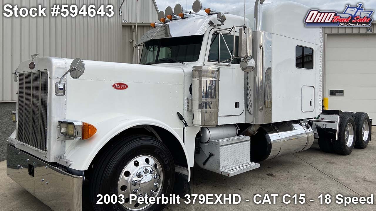 2003 PETERBILT 379EXHD - 594643 - SOLD - YouTube