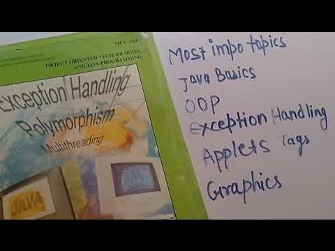 MCS 24 important topics| JAVA | important topics for upcoming exams ...