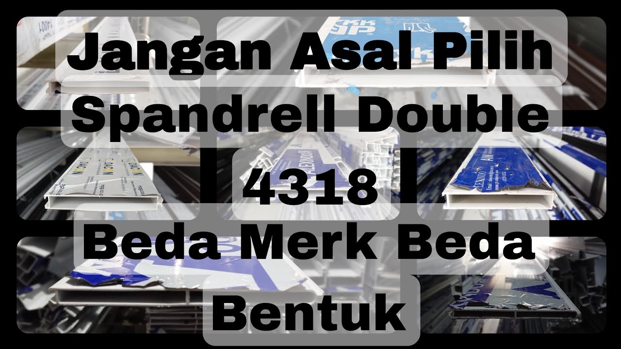 Macam-macam dan Perbedaan Merk Spandrell Double 4318 - YouTube