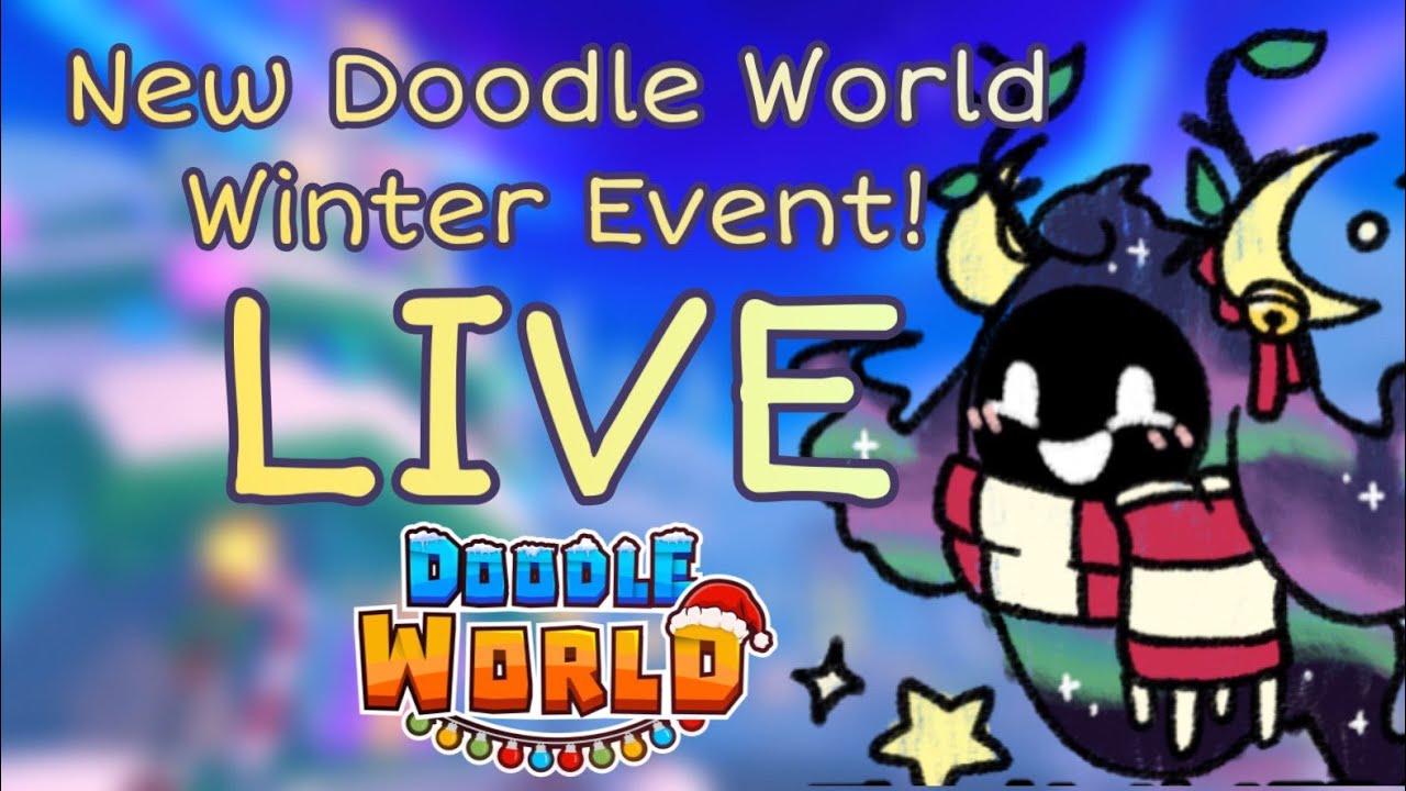 Doodle World Christmas Event Release!!! Misprints, Skin & Tints! Doodle ...