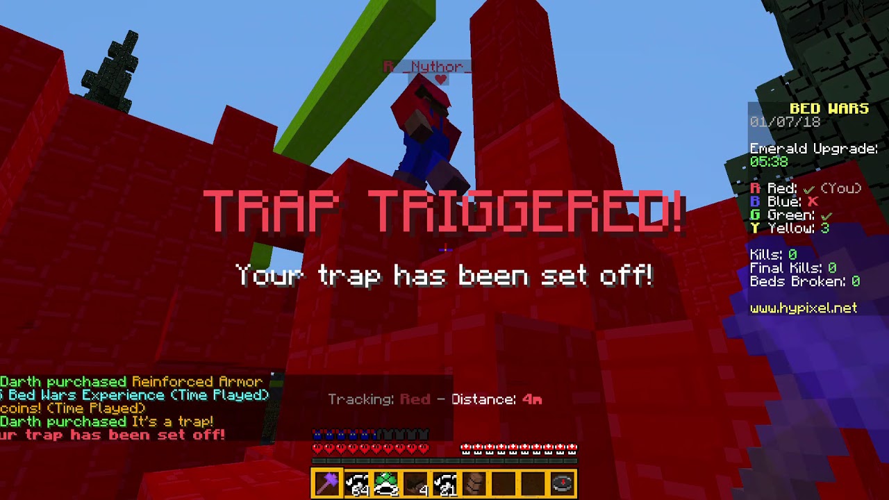 Minecraft Java Edition Bed wars /w mario texture pack and contrroller - YouTube