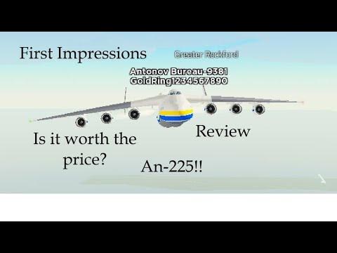 Antonov An-225 Mriya First impression and review :: PTFS :: Roblox - YouTube