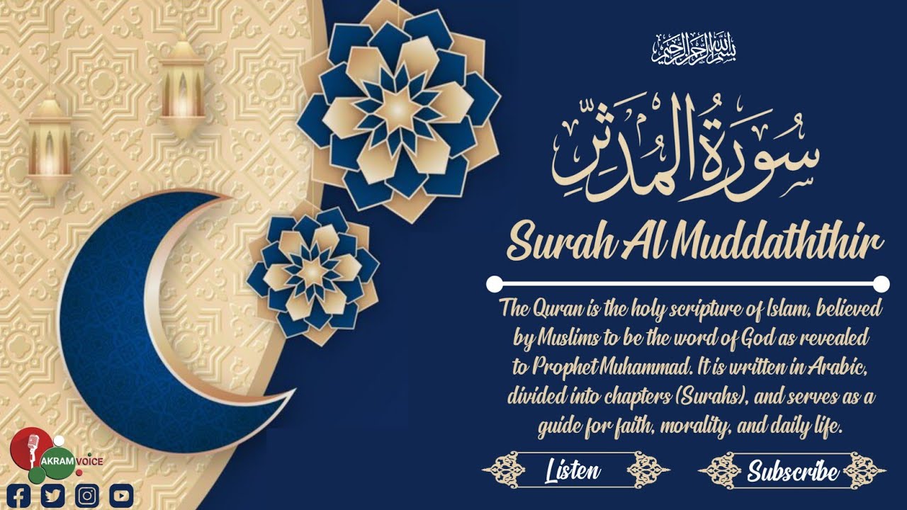 Surah 74 Al Muddaththir The Cloaked One