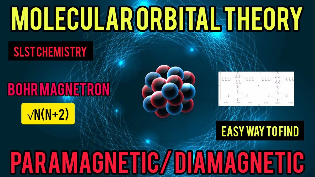 MOLECULAR ORBITAL THEORY || ️ PARAMAGNETIC OR DIAMAGNETIC? HOW TO FIND ...
