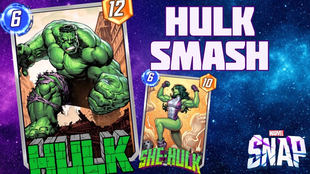 Hulk Smashes Through The Enemy - Marvel Snap - Hulk Themed Deck ...