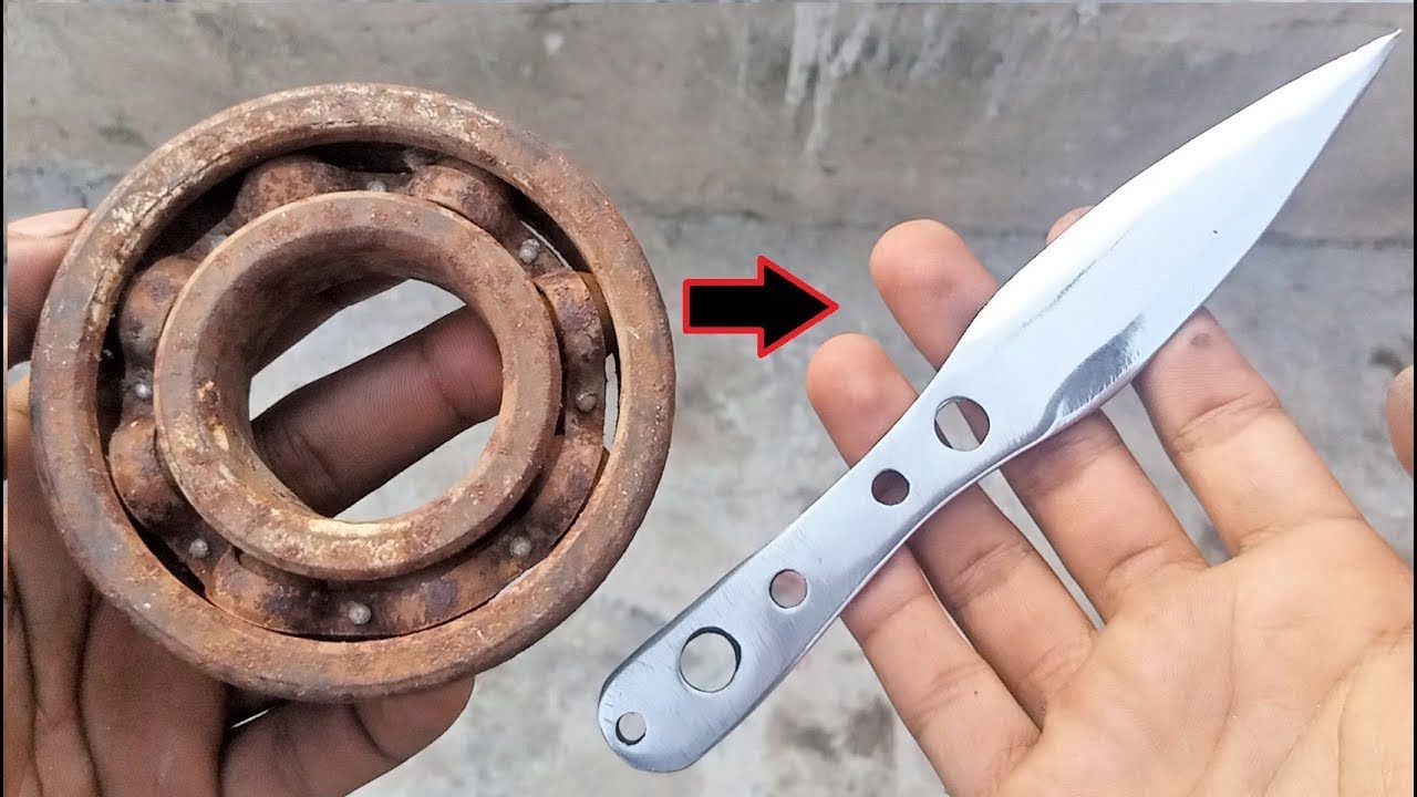 RESTORATION Extremely Rusted CS GS SKELETON KNIFE - Old to Gold - YouTube