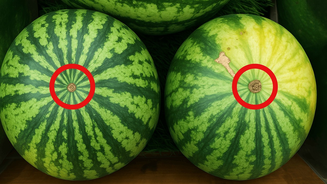 How to Pick a Sweet and Juicy Watermelon | Stop Cutting Watermelon the ...
