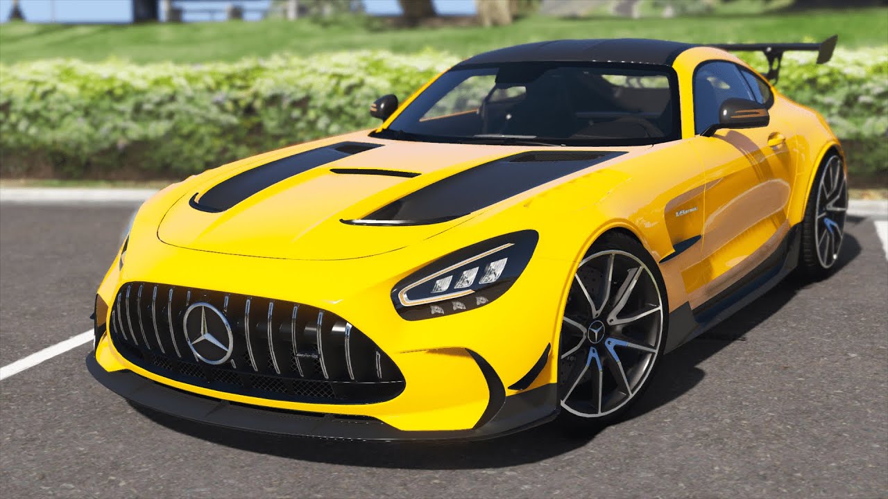 2021 Mercedes-AMG GT Black Series | GTA V Real Life Car Mods | PC - YouTube