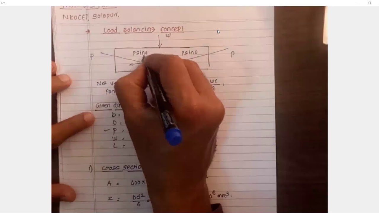 Prestressed Concrete (Load Balancing Concept) - Lecture 2 - YouTube
