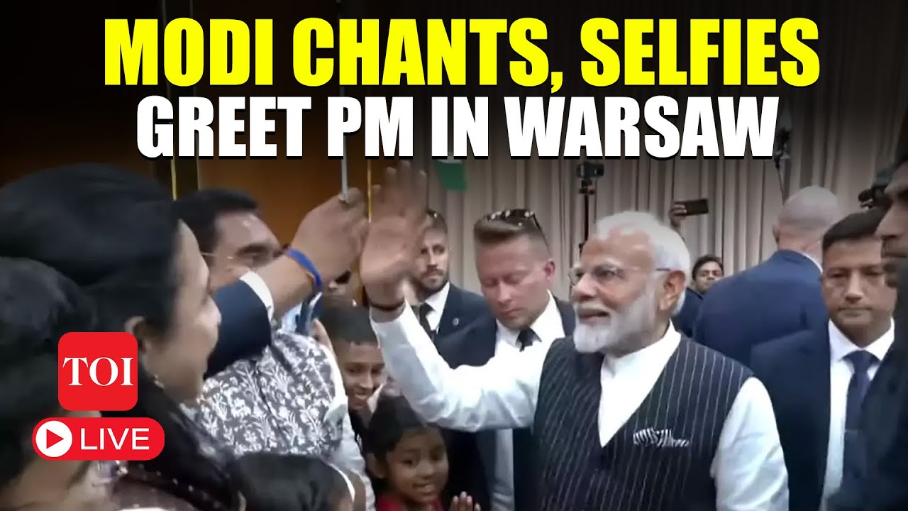 LIVE I Modi In Poland: PM Mingles With Indian Diaspora In Warsaw Ahead ...