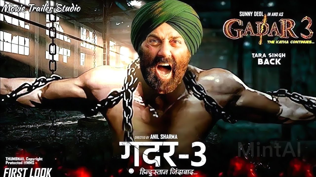 Gadar 3 - Announcement Trailer | Sunny Deol , Salman Khan , Utkarsh ...