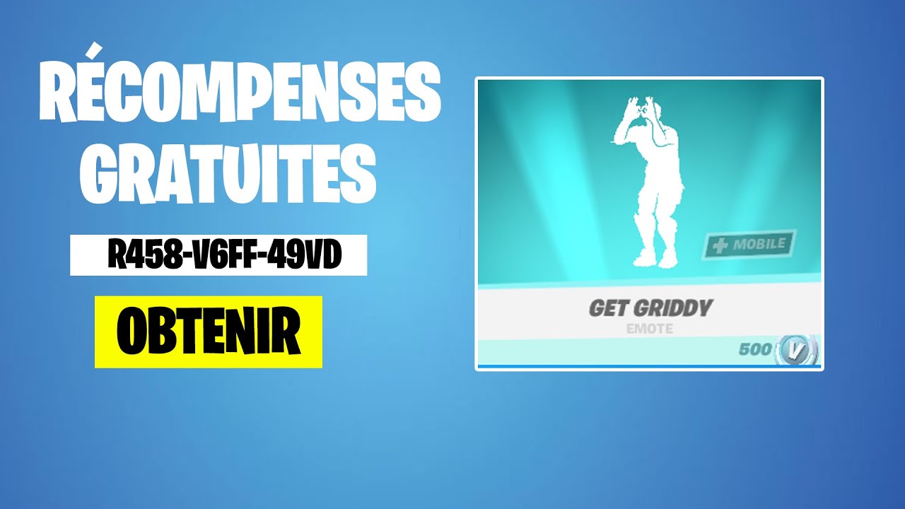 CE CODE DONNE L'EMOTE DE TIKTOK "GET GRIDDY" GRATUITEMENT SUR FORTNITE ...