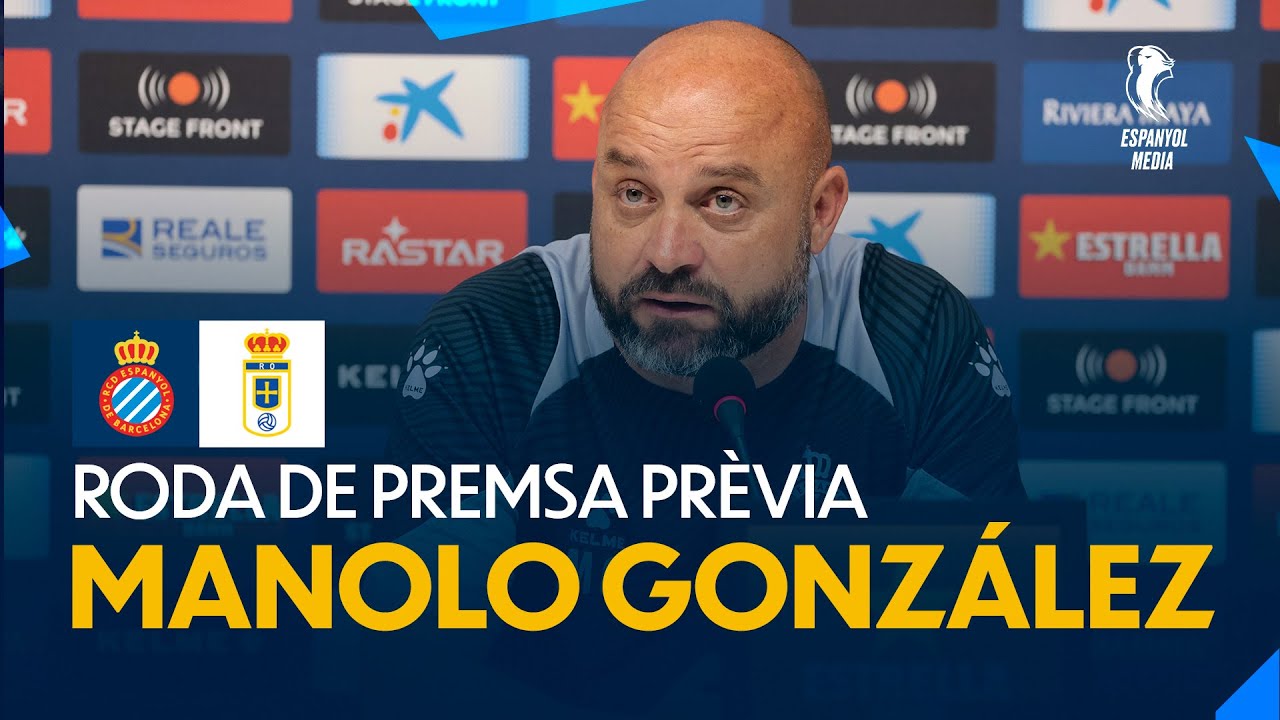 🔴 LIVE | 🎥 Roda de premsa de Manolo González prèvia al Espanyol 🆚 ...