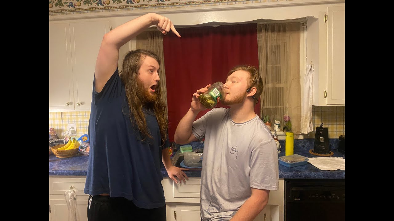 Drinking Pickle Juice Coffee! With an everything sandwich!! - YouTube
