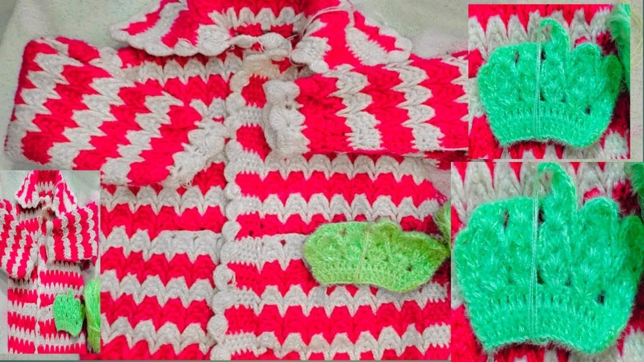 amazing woolen crosiya koti, jekit, cap,woolen kurta design woolen ...