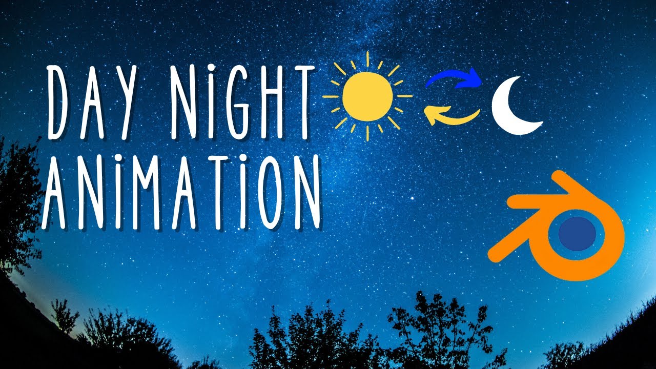 Day and Night loop Animation in Blender #loopanimation #daynightcycle ...