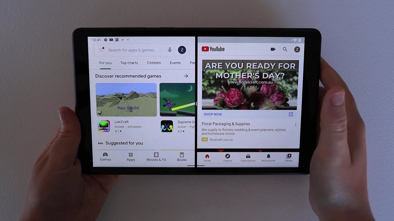 How to Split Screen on Lenovo TED M8 HD - YouTube