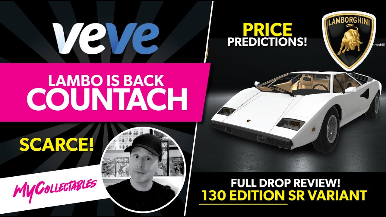 Lamborghini COUNTACH NFT Drop on Veve! Full Review Price Predictions ...