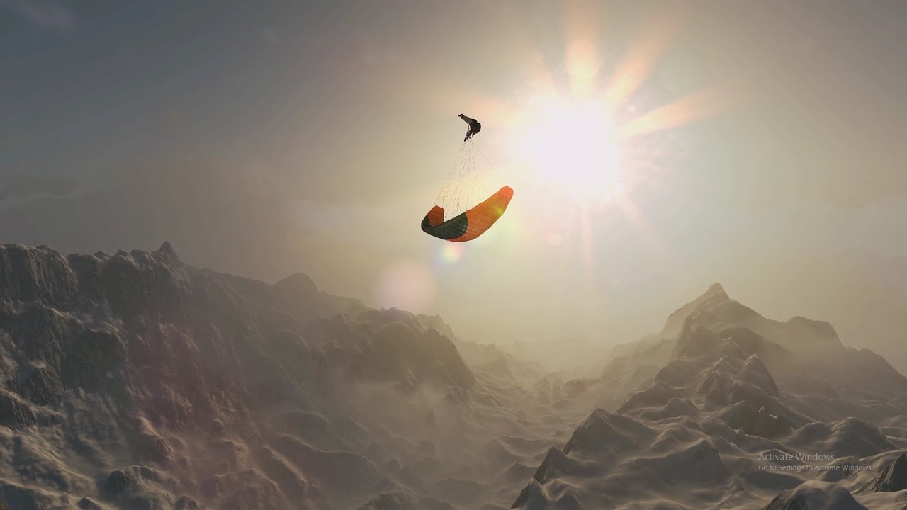 Steep - Paragliding tricks - YouTube
