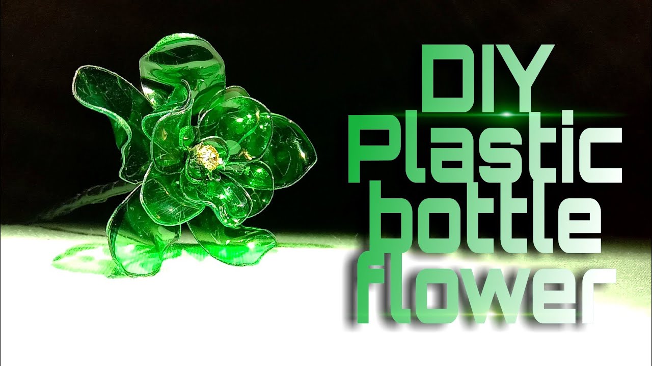 💚😍DIY plastic flower/Easy method/Plastic bottle Craft - YouTube