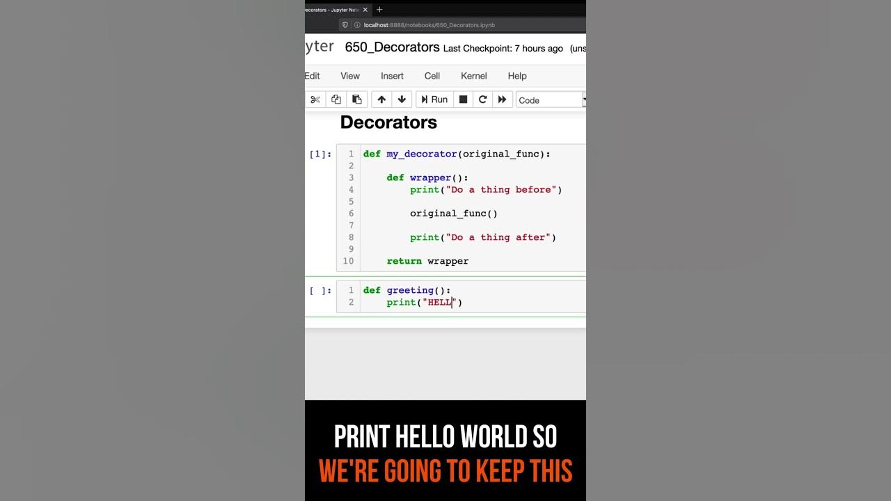 Python Decorators Functions Youtube
