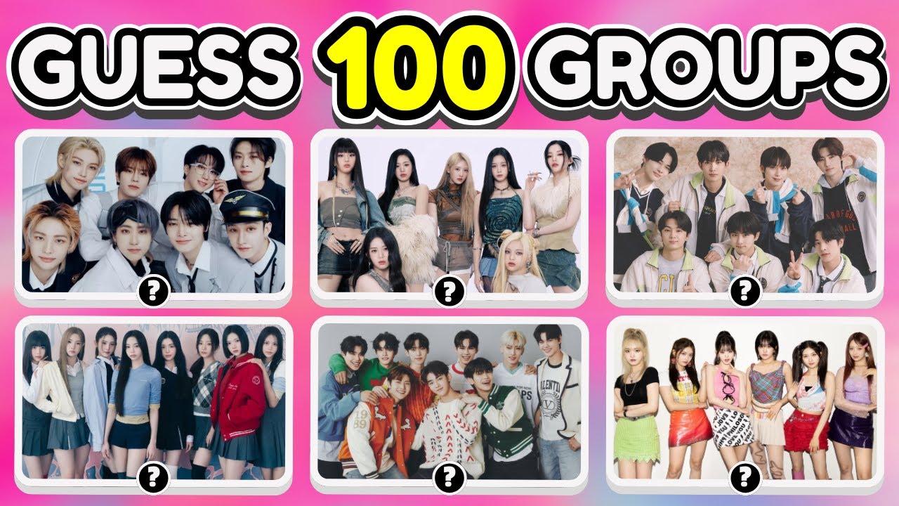 GUESS 100 K-POP GROUPS in 5 Seconds ⏳🔥 | K-Pop Quiz Game 2025 - YouTube