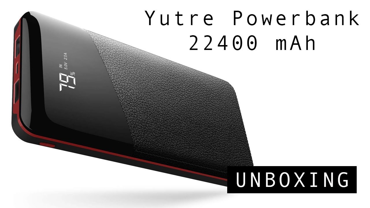 Unboxing - Power Bank Yutre - YouTube