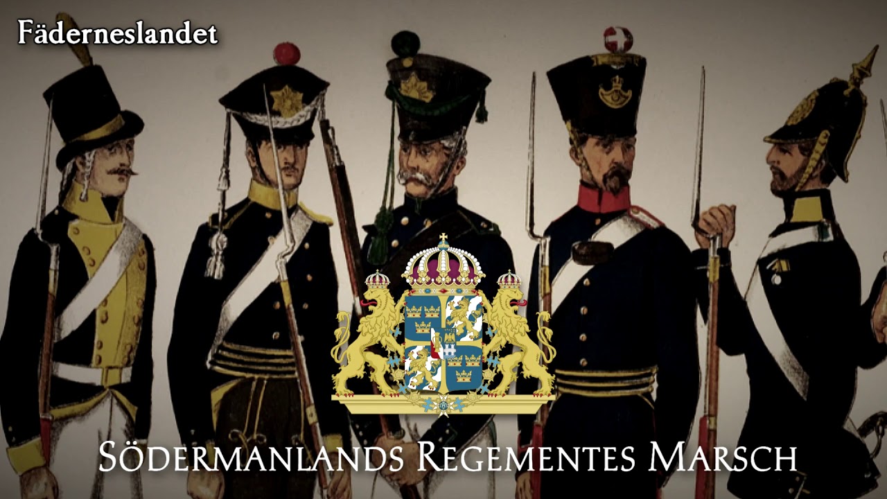 Swedish Army March - "Södermanlands Regementes Marsch" - YouTube