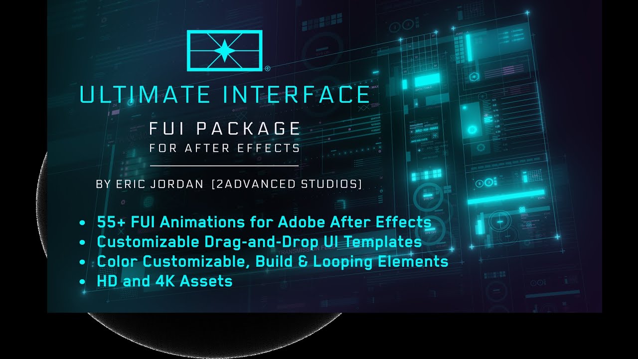 Ultimate Interface FUI / UI Package for After Effects - Eric Jordan x ...