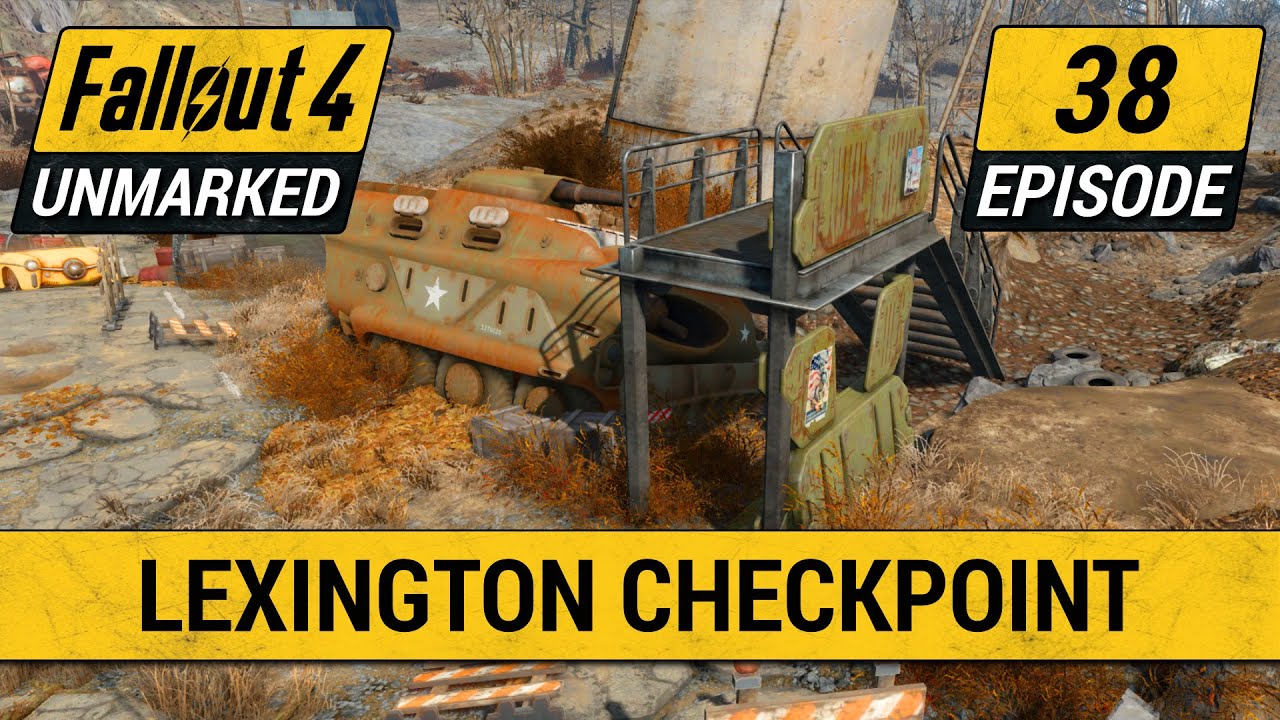 Lexington APC Checkpoint | Fallout 4 Unmarked | Ep. 38 - YouTube