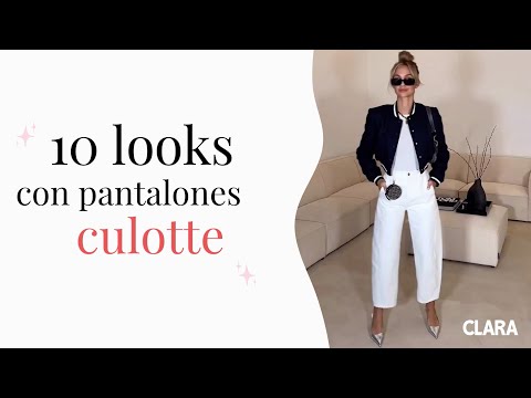 10 looks con pantalones culotte