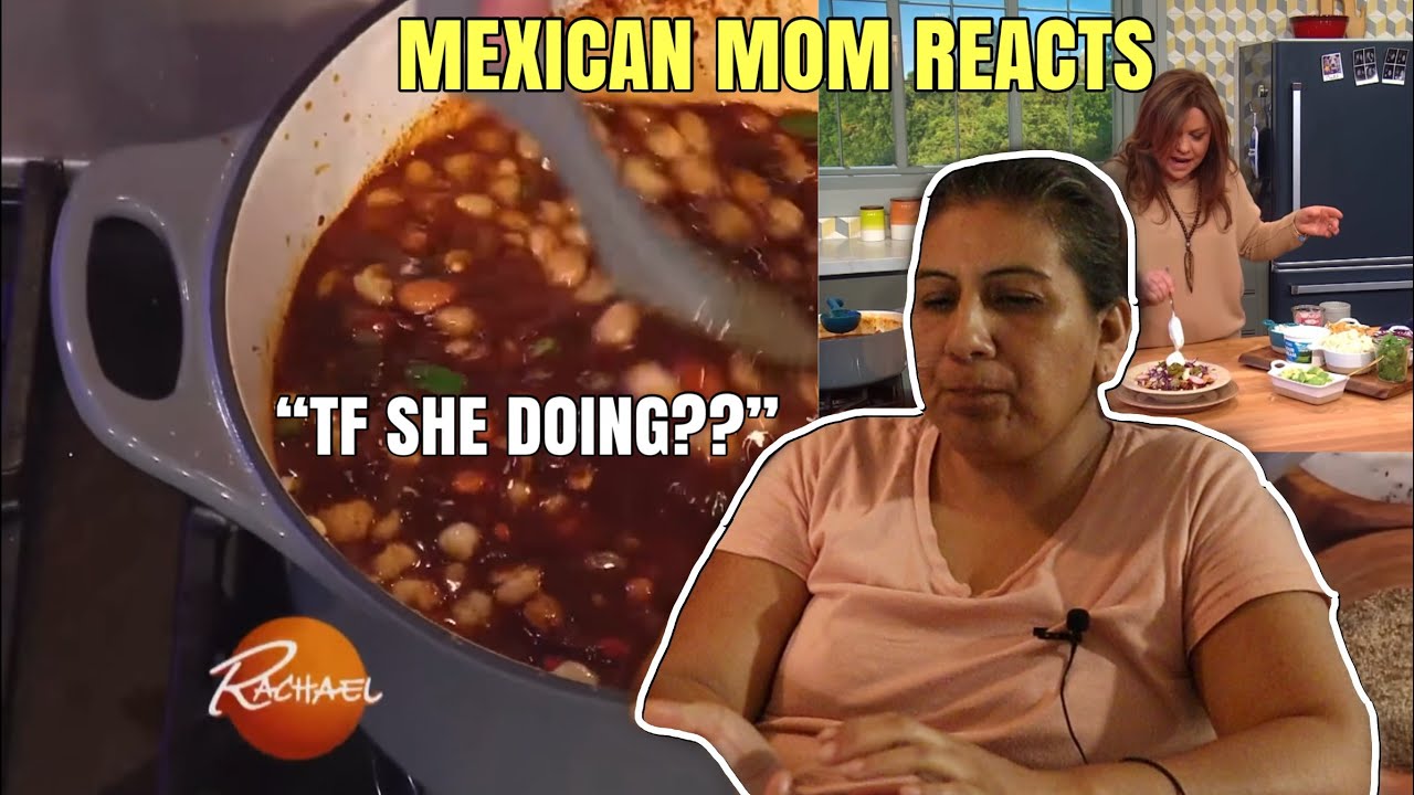 Mexican Mom Reacts To Rachel Rays Pozole - YouTube