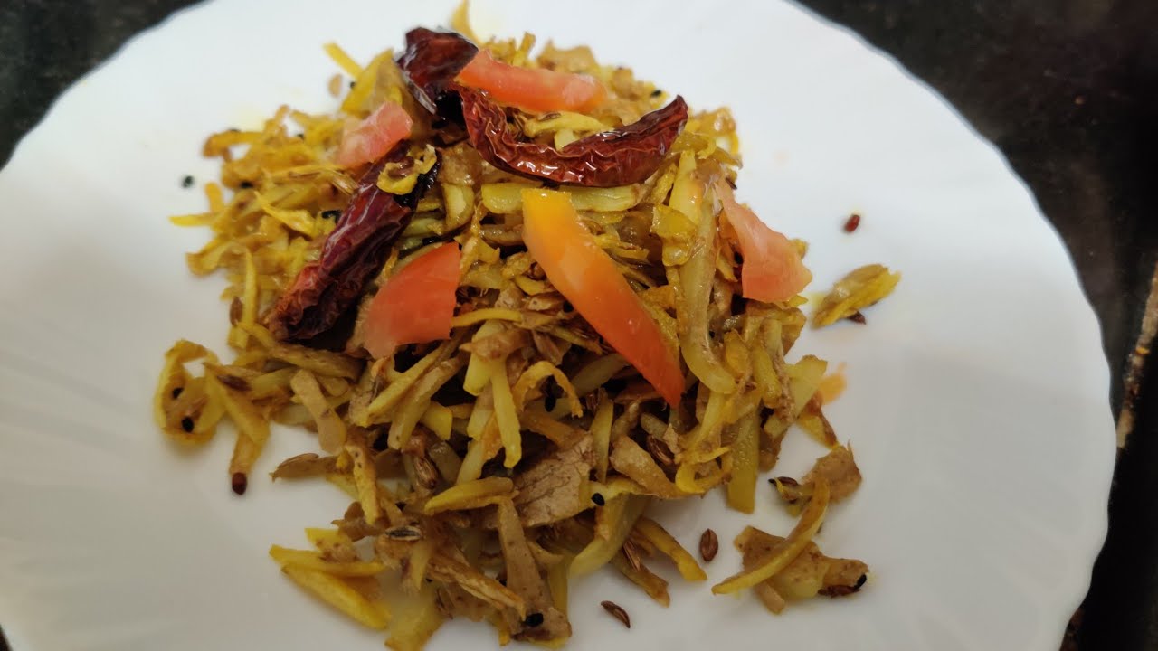 Crispy aloo lachha or bhujia (crispy potato) quick recipe ...no waste ...