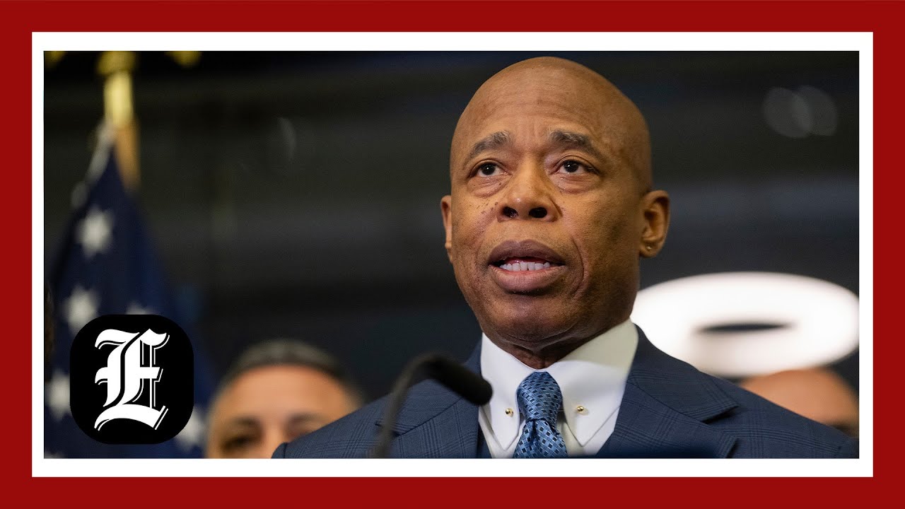 WATCH LIVE: Eric Adams speaks after indictment charges announced - YouTube
