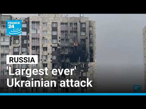 Ukraine fires over 1,000 drones at Russia in \